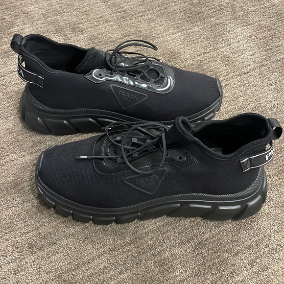 Prada | Shoes | Black Prada Shoes Size 5 | Poshmark